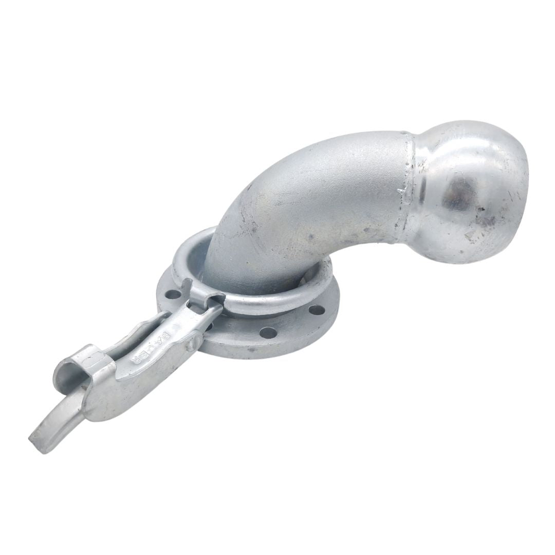 Genuine Bauer Coupling PN16 Male 90° Bend Flange Adaptor (Galvanized ...