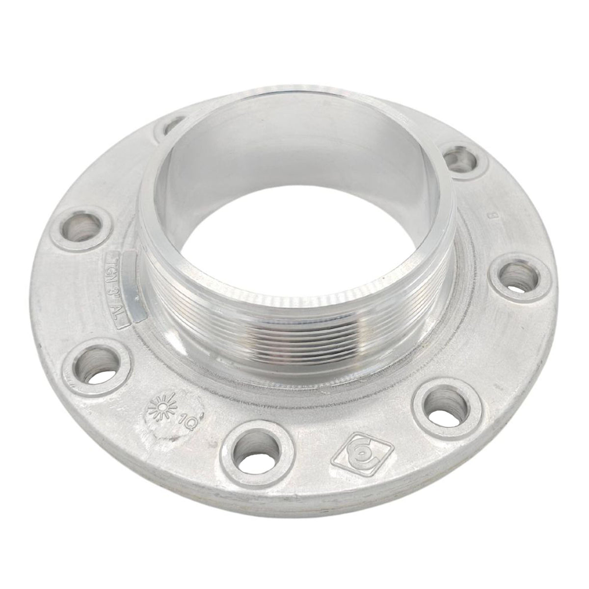 80mm 8 Hole Flange to 3in BSP Male (Aluminium) – JML Henderson Ltd